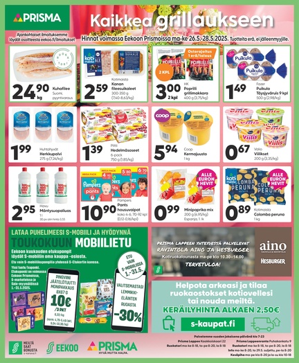 Prisma PT Lappeenranta, 26.5. Etelä-Saimaa